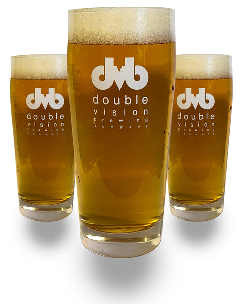 DVB Branded Glasses – Double Vision Brewing